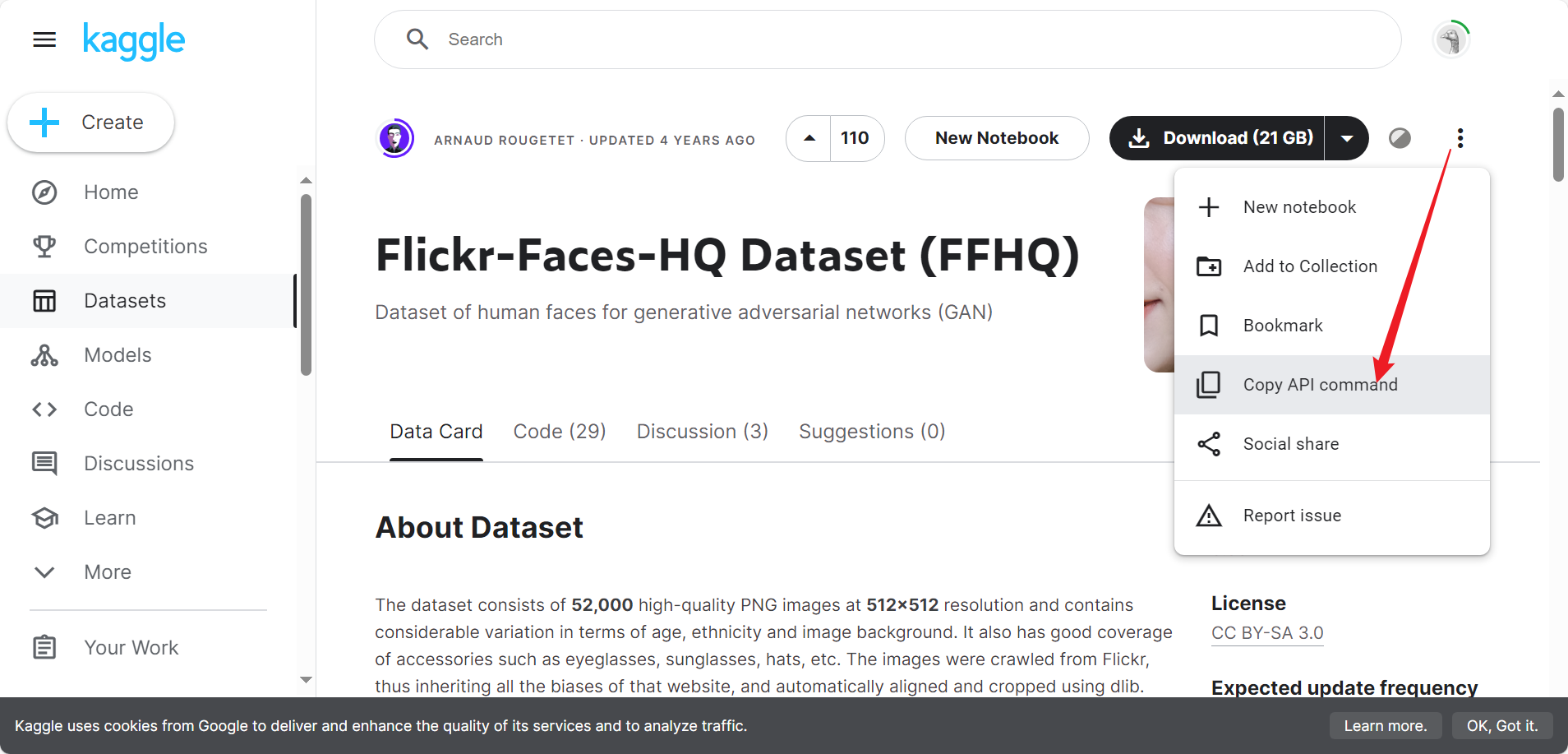 linux中下载kaggle上的数据集 | Hexo